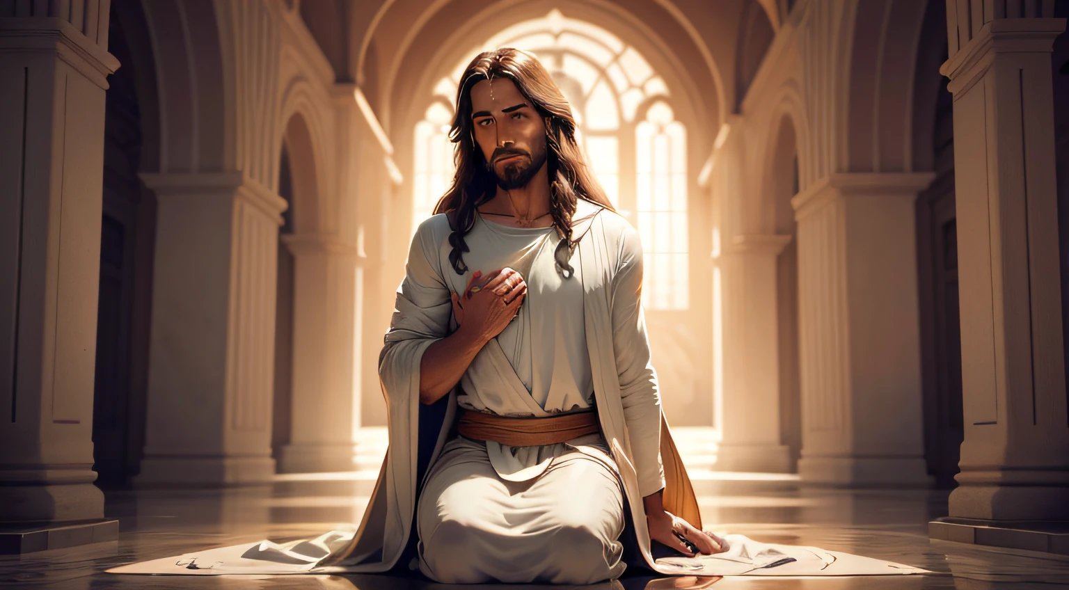 high-resolution image of Jesus Christ that is a respectful and ...
