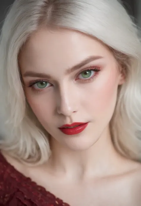 (((a deep reddish wound crosses her left cheek))) fair complexion ...