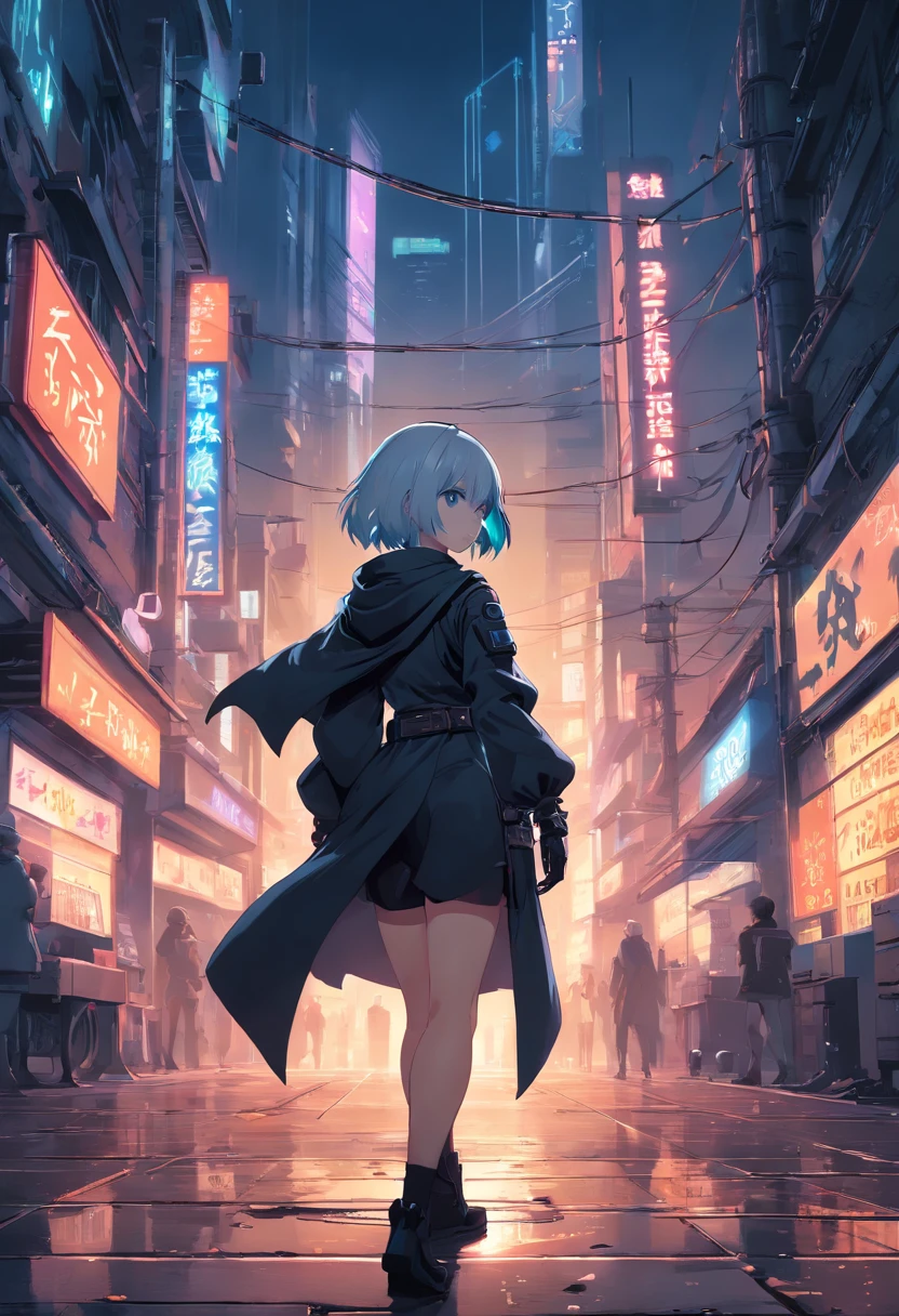 A detailed depiction of 2B fro - SeaArt AI