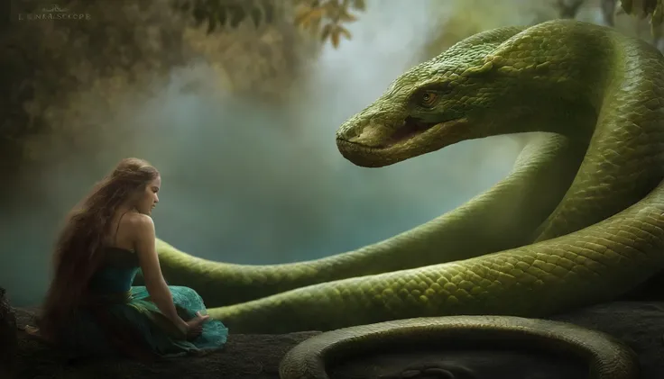 snake eating an elephant - SeaArt Al - Free Al Art Generator