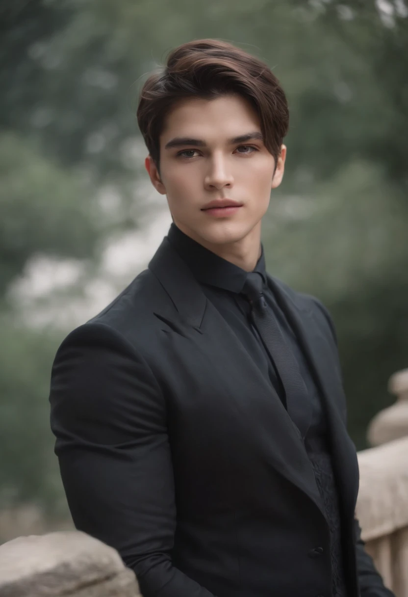 Un primer plano de una persona con traje y corbata posando para una ...