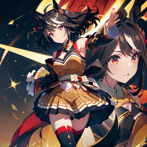 masterpiece,top-quality,a closeup,Face Shots,kitasan black_(Umamusume) - SeaArt AI