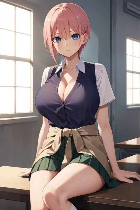 Huge tits, bra, cleavage, ichi - SeaArt AI