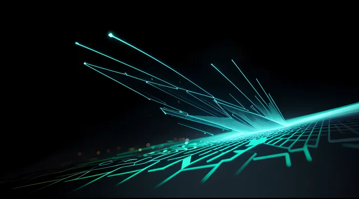 Engaging 3D visualization featuring stunning graphs、glinting - SeaArt AI