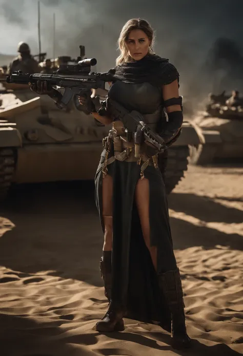 Gere uma imagem da personagem Mara, also known as 'Mara Death Dealer ...