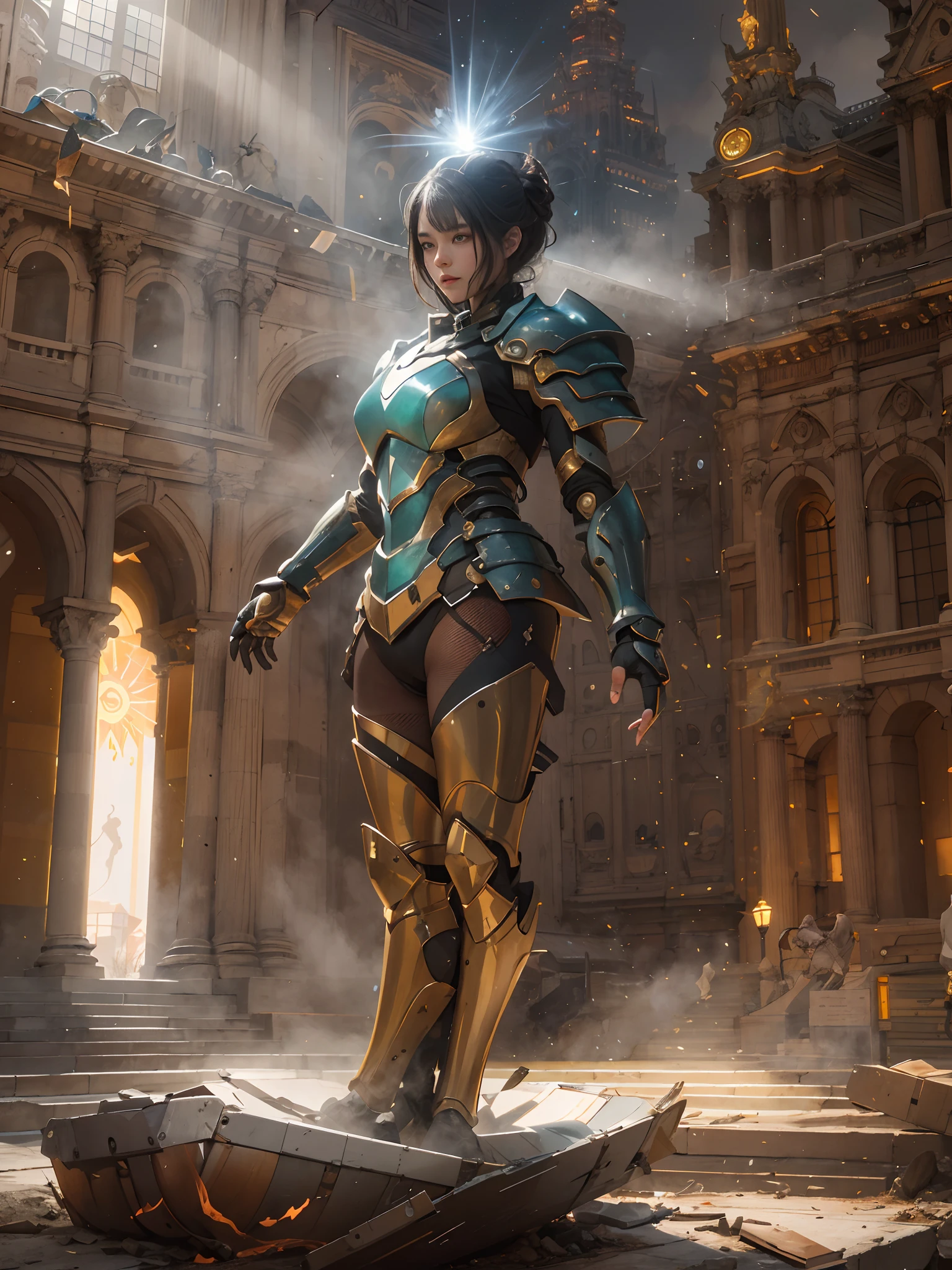 absurdes, high resolucion, The ultra-detailliert, (1Girl:1.3), break ...