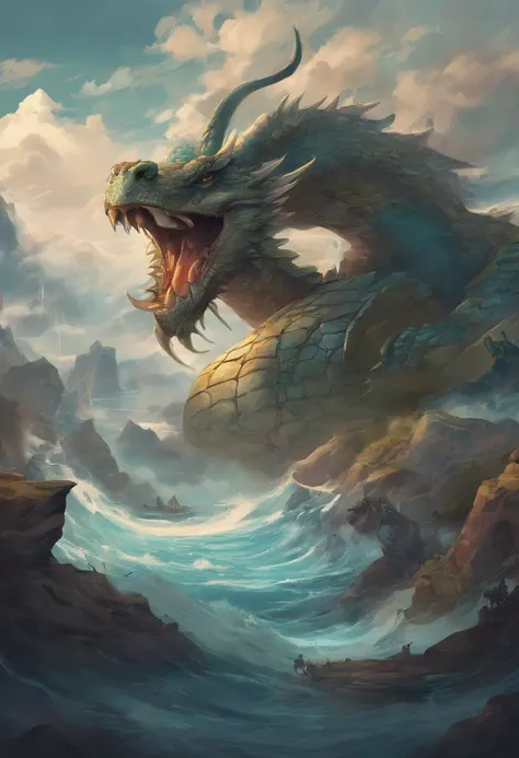 China-style，Chinese mythology，Dragon turtle，Longhorn faucet，Turtle body ...