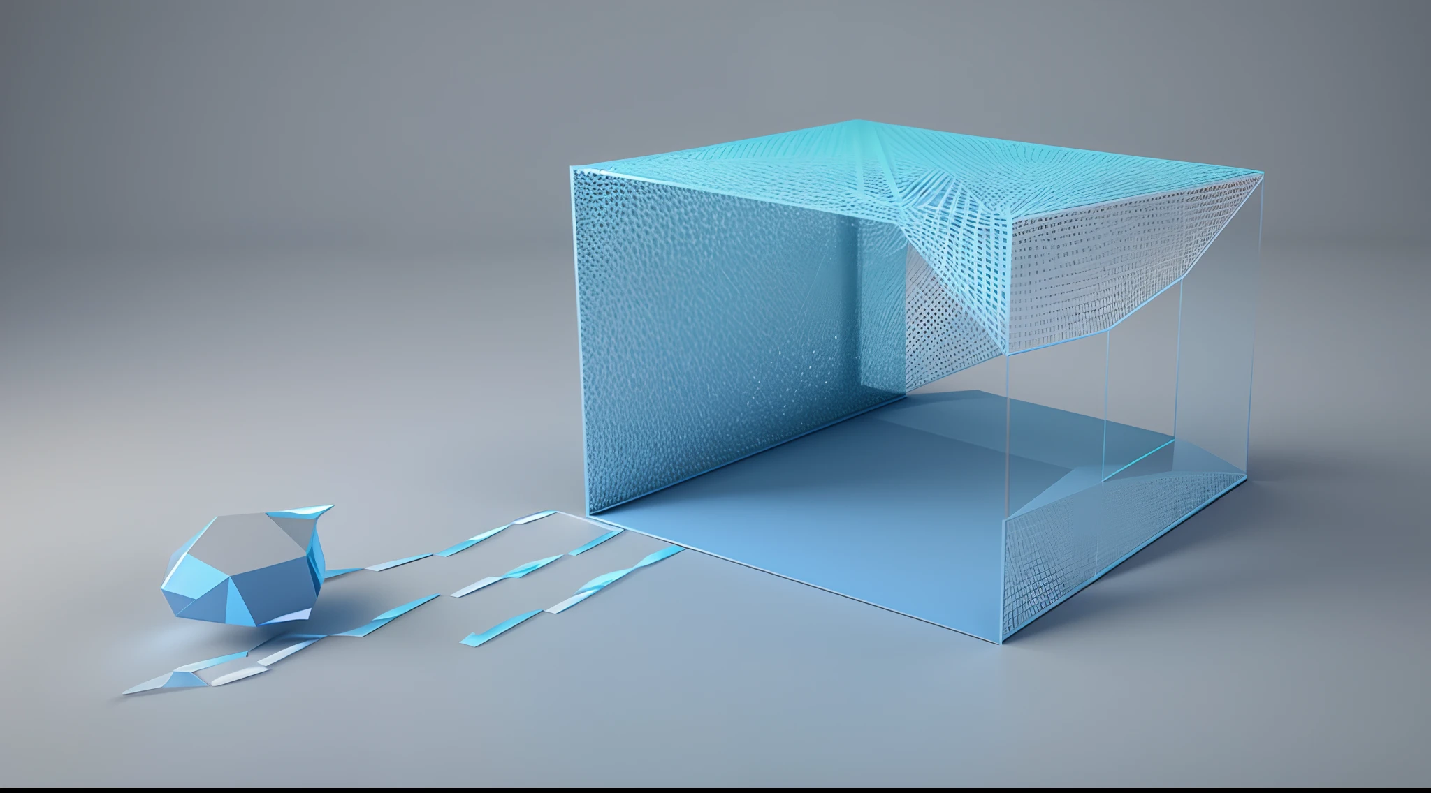 Engaging 3D visualization featuring stunning graphs、glinting - SeaArt AI