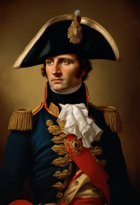 portrait of napoleon bonaparte, real life skin, intricate, atmospheric ...