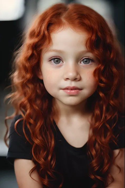 close up, red short curly hair - SeaArt AI