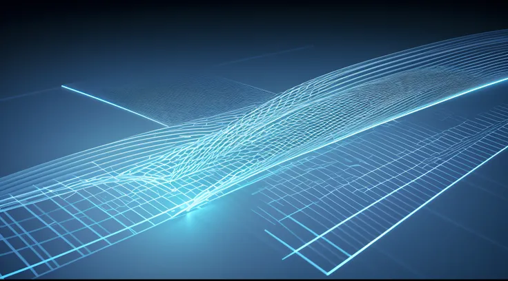 Engaging 3D visualization featuring stunning graphs、glinting - SeaArt AI