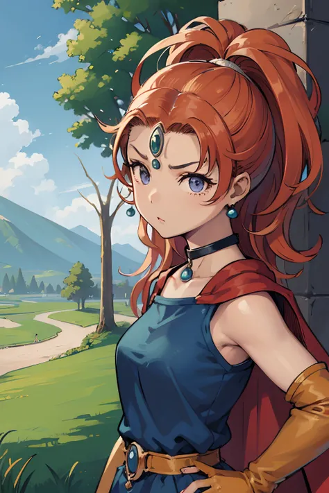 hight resolution、 masterpiece、1girl in、Bring your face closer、A detailed face、DQ Maniya、circlet ...