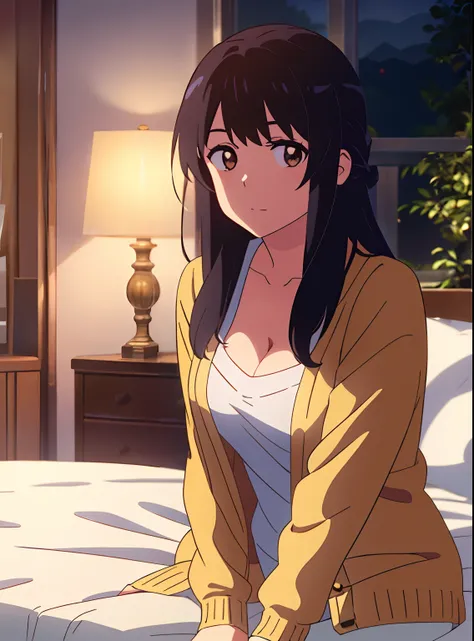 Shinkai Makoto Kimi No Na Wa 1girl Bangs Black Hair Seaart Ai
