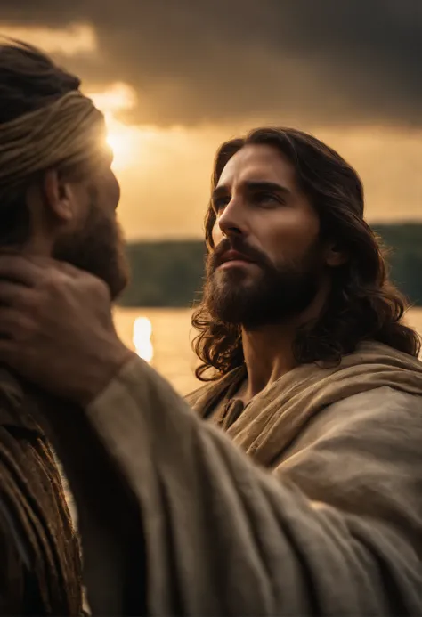 JESUS CHRIST with his disciple - SeaArt AI