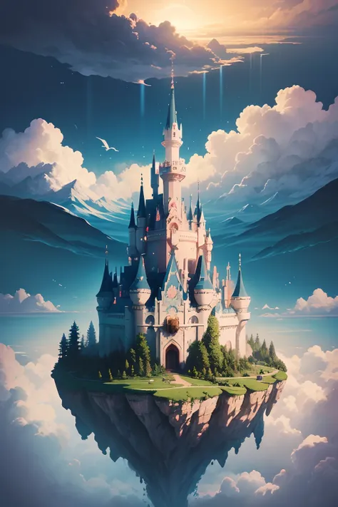 disney castle - SeaArt Al - Free Al Art Generator