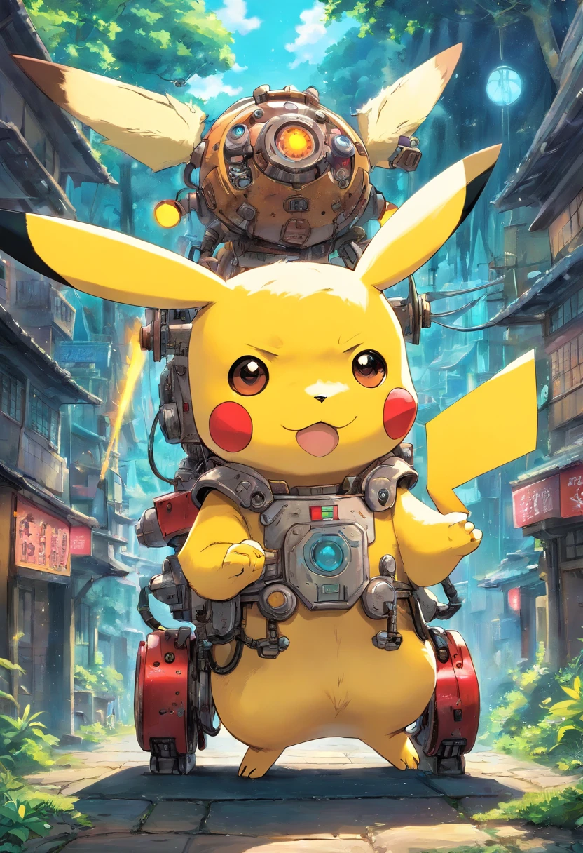 Pikachu robot - SeaArt AI