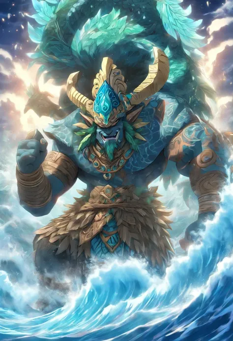 (((Tangaroa))) best quality, ultra-high resolution, 4K detailed CG, master piece, Maori - SeaArt AI