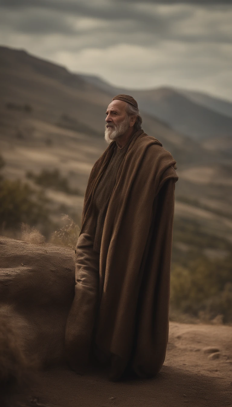 The apostle Paul looked at the screen, roupas compridas, Religion, Ultra foto realsisim - SeaArt AI