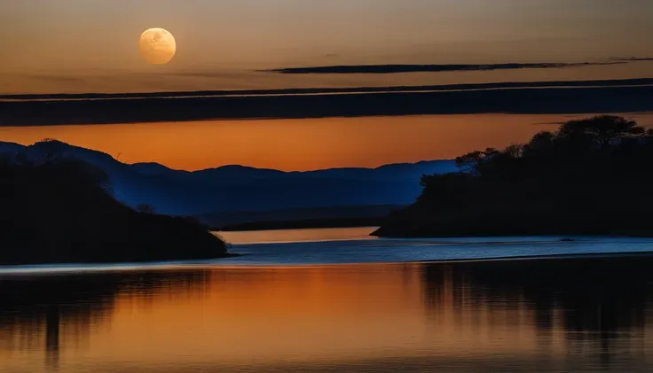 Mid-Autumn Festival, Full moon, nigth, Moon cake, teas - SeaArt AI