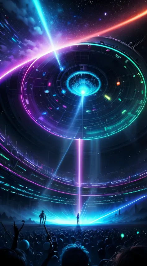 "Imagine a revolutionary technology called 'Harmonix.' It is an interactive holographic device ...