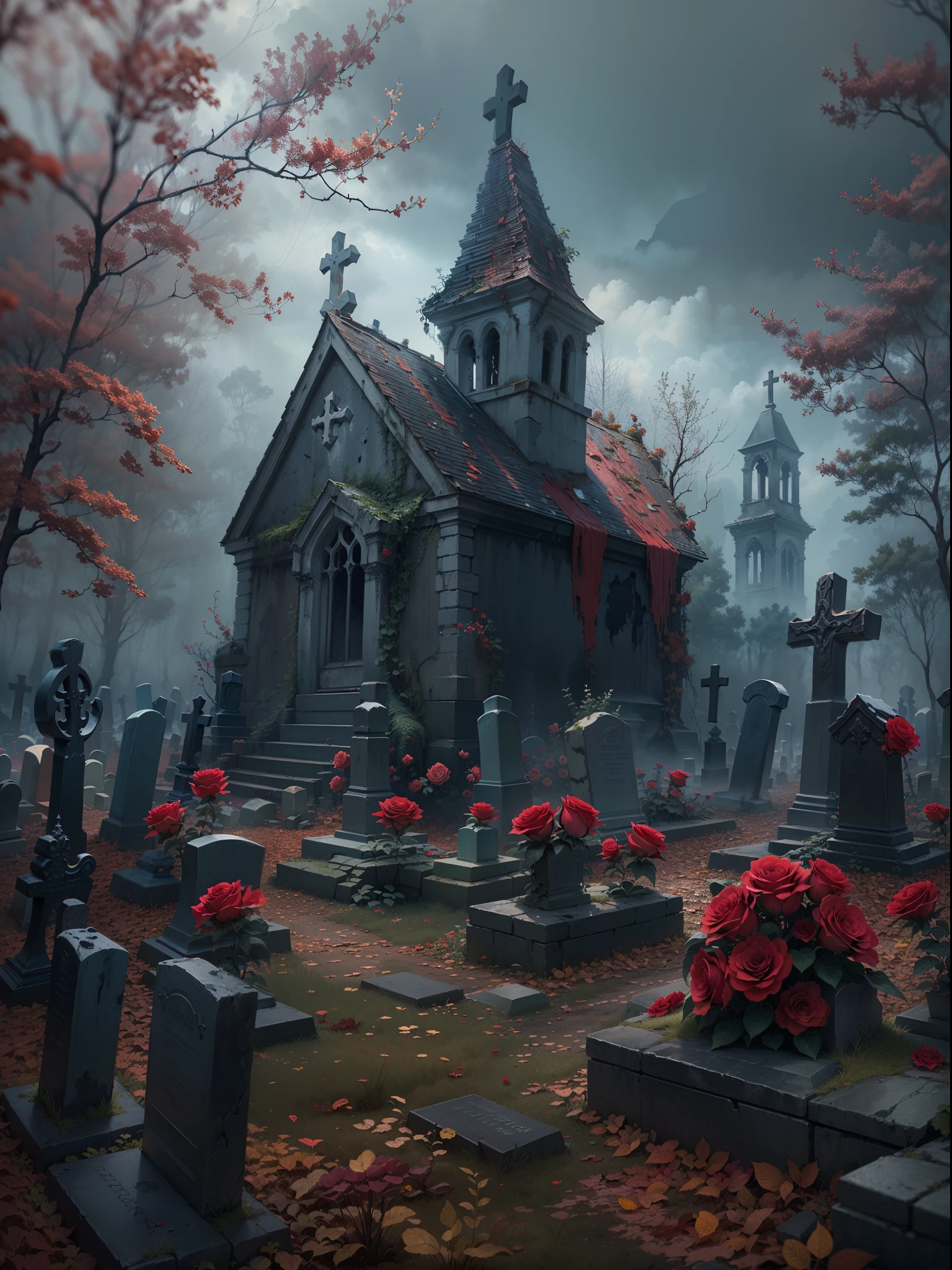 (Best quality,4K,A high resolution,Masterpiece:1.2),fantasy horror art ...