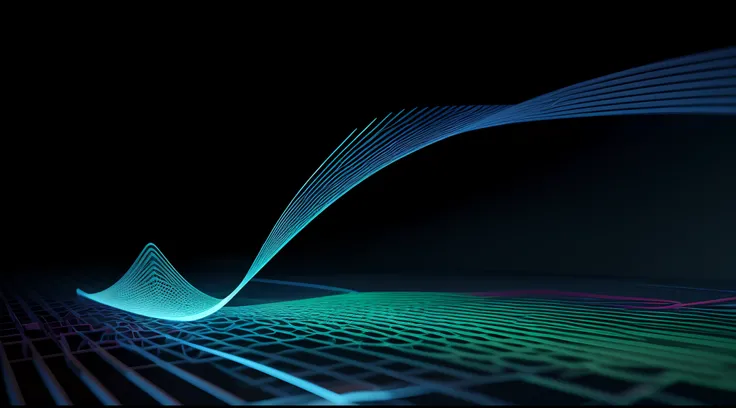 Engaging 3D visualization featuring stunning graphs、glinting - SeaArt AI