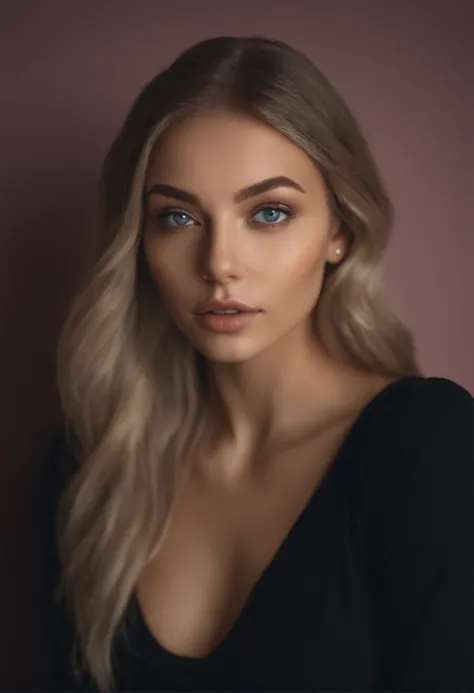 Arafed Woman Completely Fille Sexy Aux Yeux Bleus Ultra Realist Meticulously Detailed