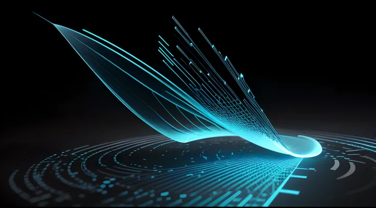 Engaging 3D visualization featuring stunning graphs、glinting - SeaArt AI