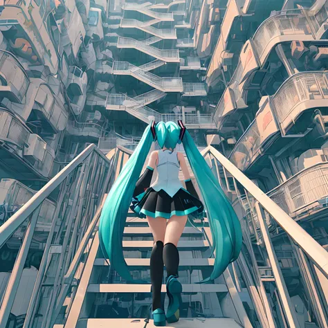 hatsune miku minecraft shaders - SeaArt Al - Free Al Art Generator