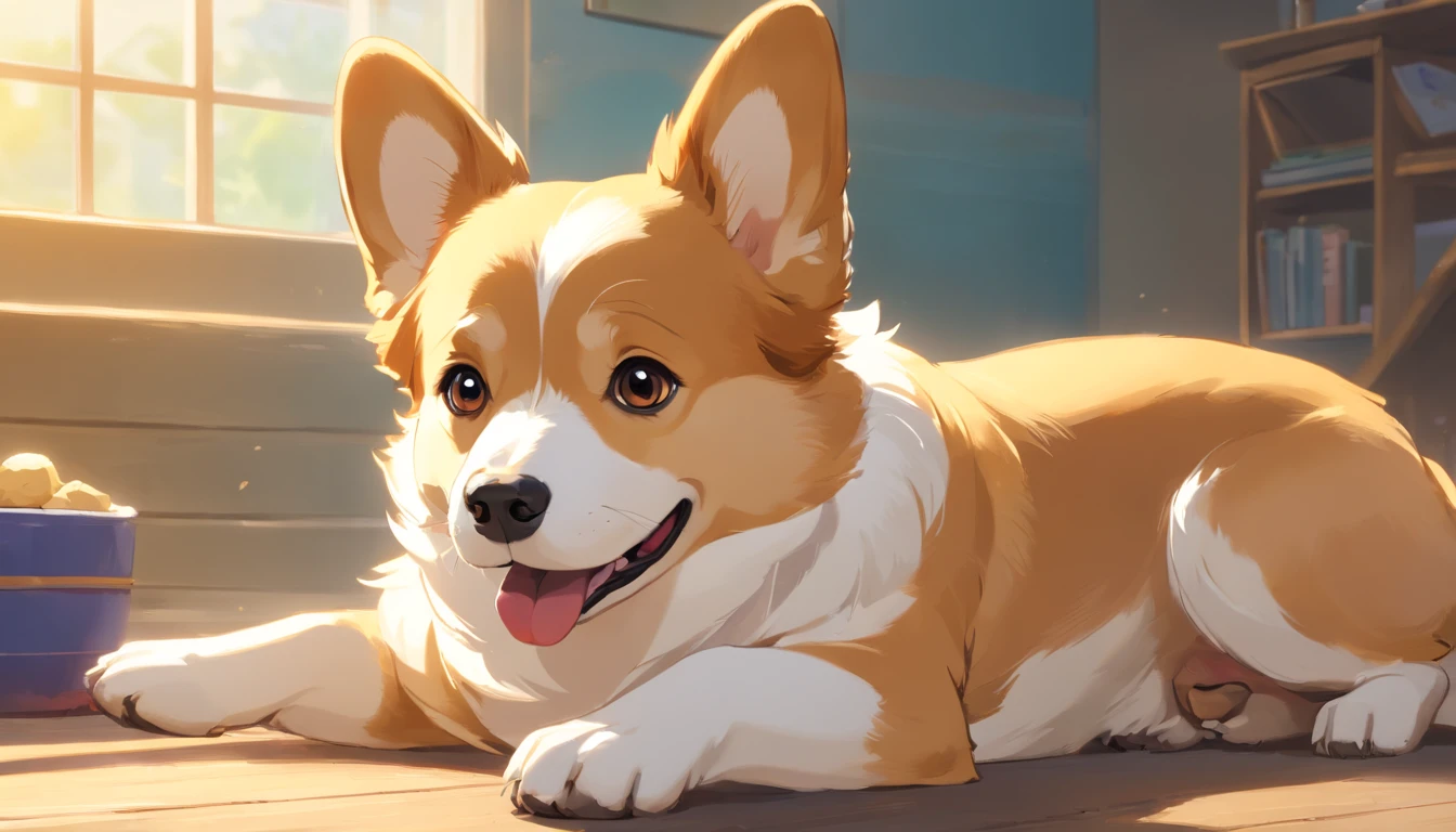 "Generate ultra HD images of chic Pembroke Welsh Corgis, Classic dog ...
