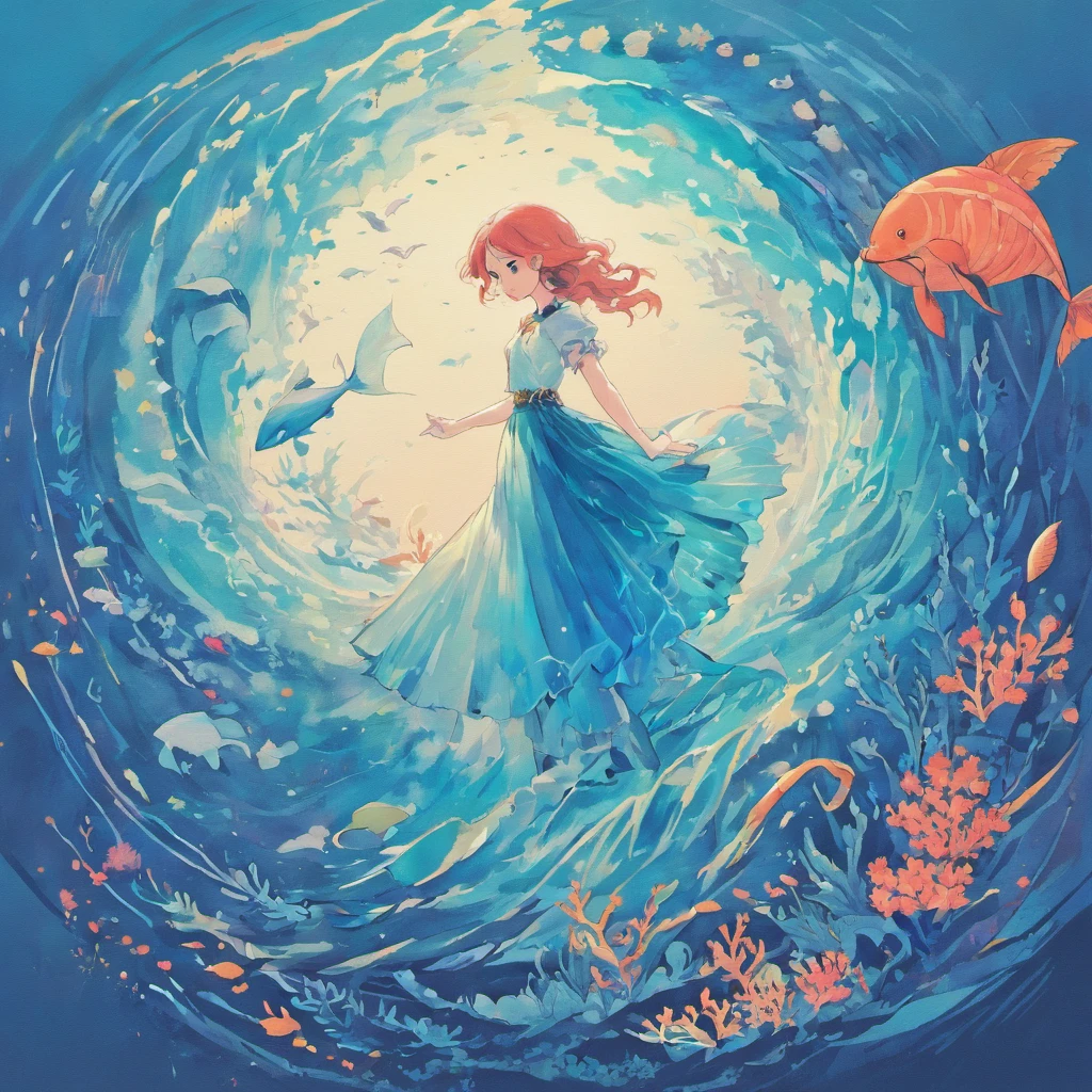 Disney princess ariel the mermaid by the sea - SeaArt AI