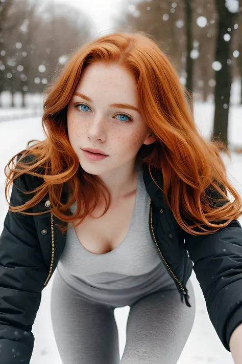 1girl in, age19, Solo, Aesthetic artwork, irish redhead - SeaArt AI