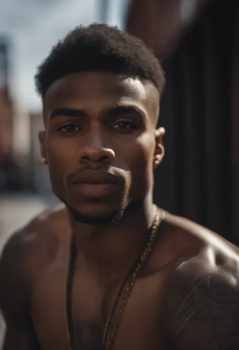 Hyper Realistic Ultra Detailed Photo Of Ruggedly Handsome African