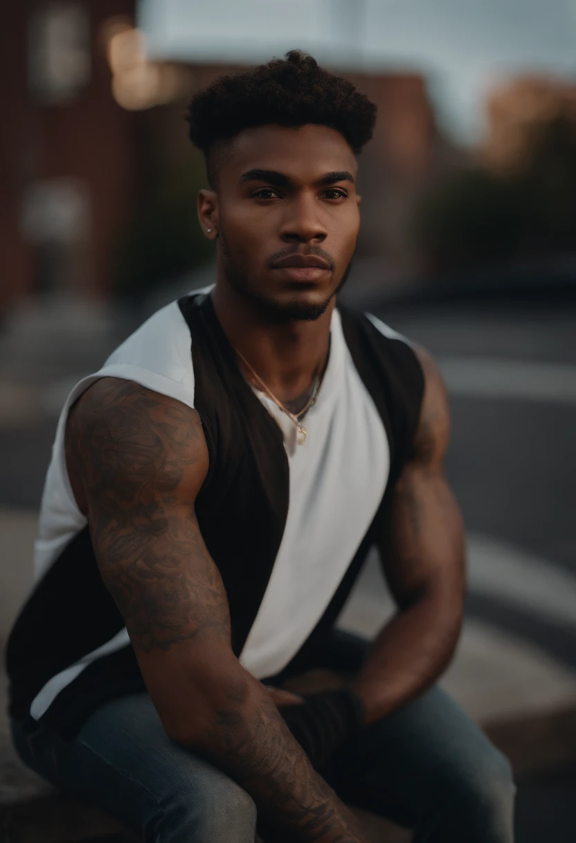 Hyper Realistic Ultra Detailed Photo Of Ruggedly Handsome African
