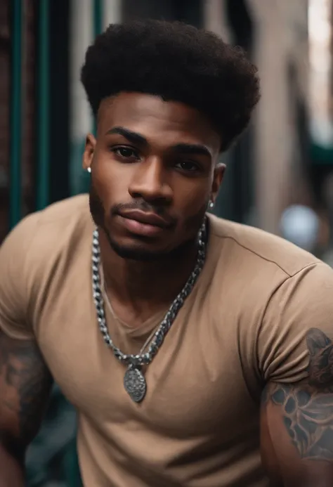 Hyper Realistic Ultra Detailed Photo Of Ruggedly Handsome African