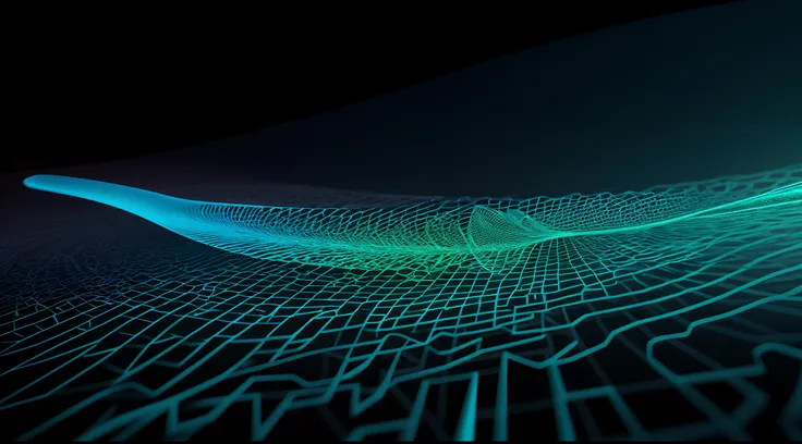 Engaging 3D visualization featuring stunning graphs、glinting - SeaArt AI