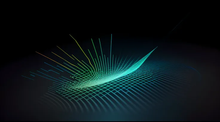 Engaging 3D visualization featuring stunning graphs、glinting - SeaArt AI