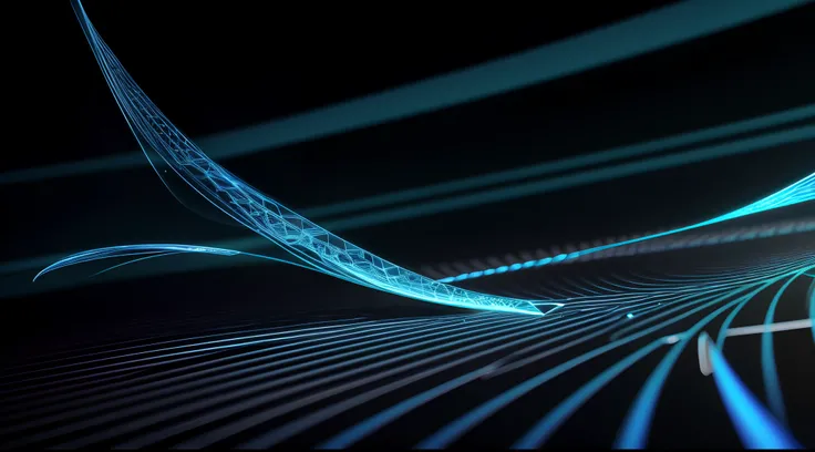 Engaging 3D visualization featuring stunning graphs、glinting - SeaArt AI