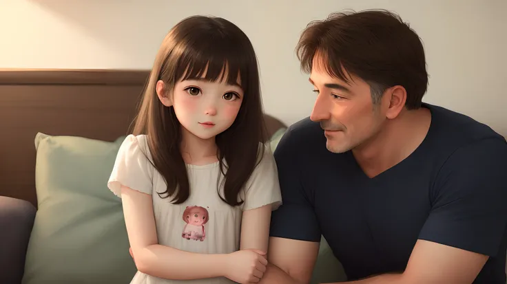 Father and daughter - SeaArt AI