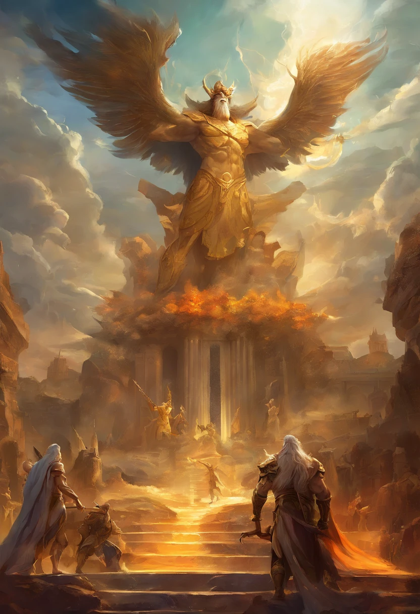 Battle of the Gods, The world was destroyed, Zeus and Hades were at war ...