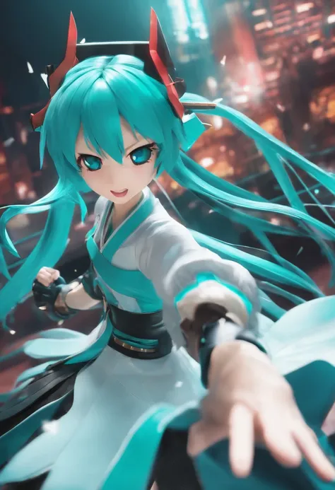 hatsune miku minecraft shaders - SeaArt Al - Free Al Art Generator