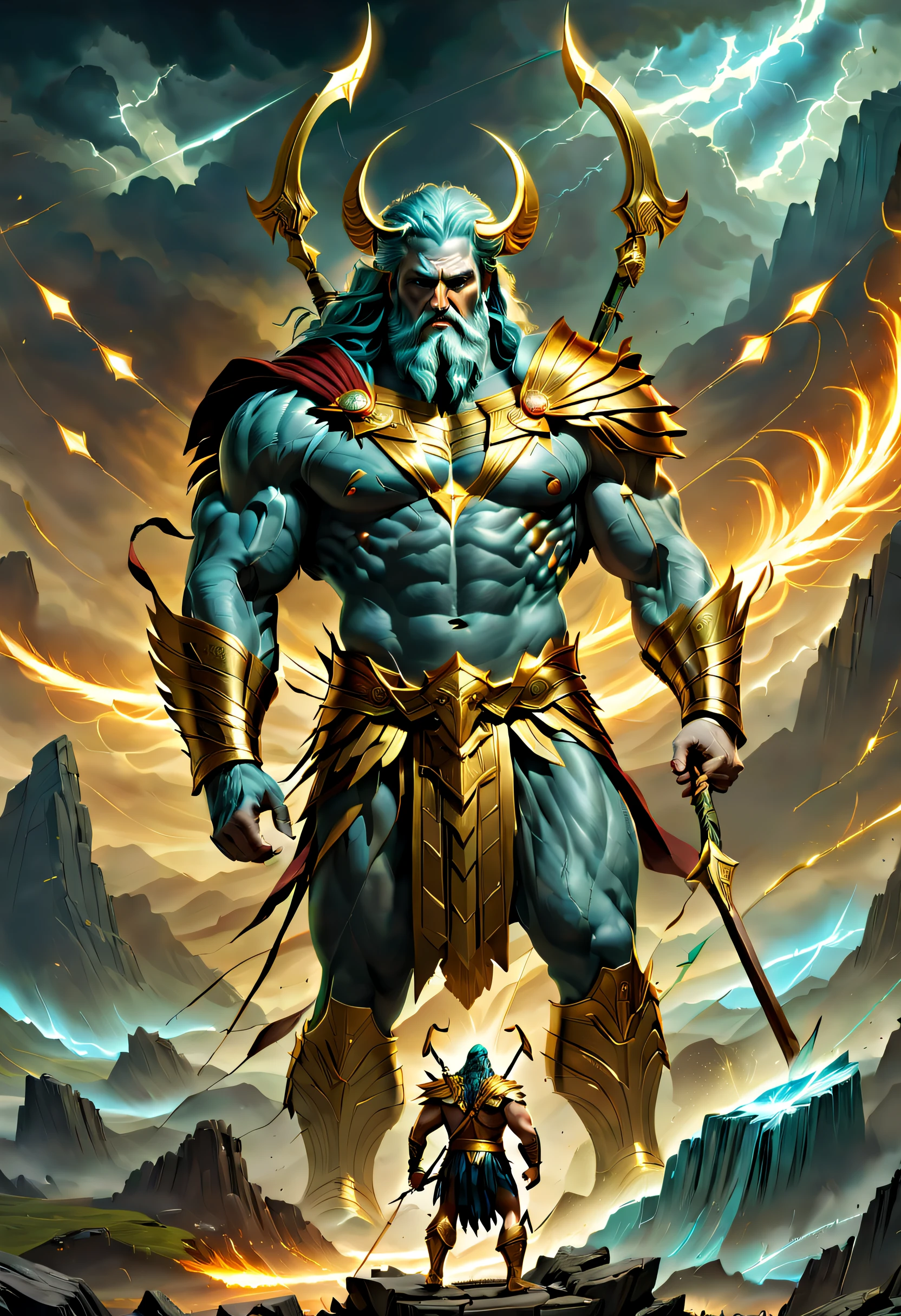 Battle of the Gods, The world was destroyed, Zeus and Hades are at war ...