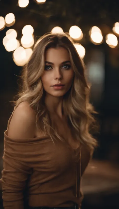 Cute Young Blond Girl With Big Seaart Ai