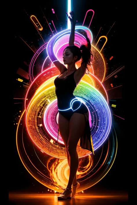 high quality, 8K Ultra HD, Imagine a vibrant canvas illuminated by a ...