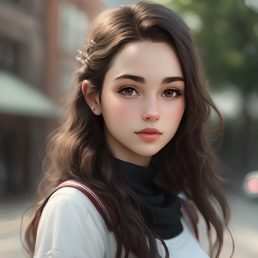 Realistic girl - SeaArt AI