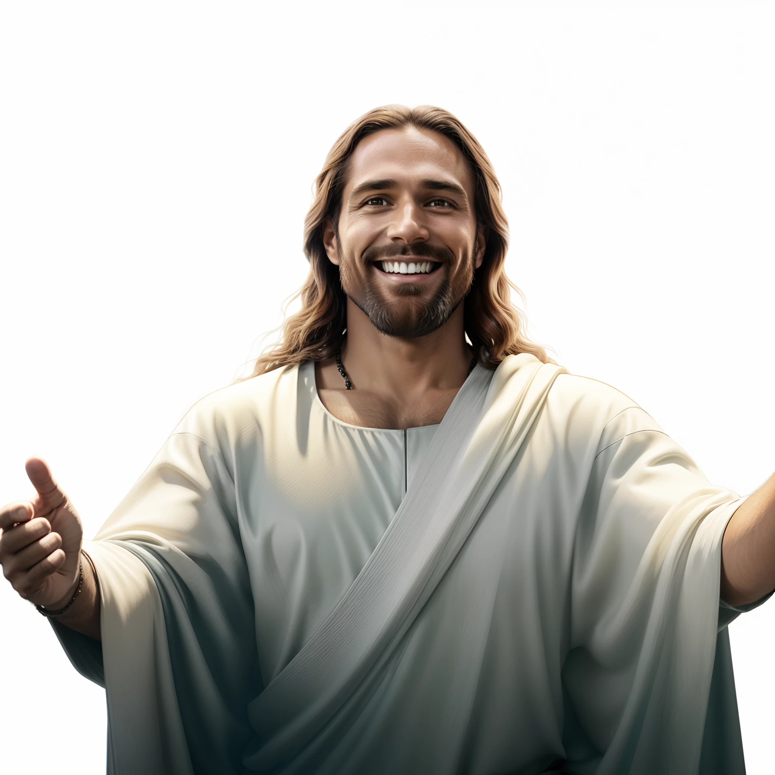 Arafed image of a man with a beard and a smile - SeaArt AI