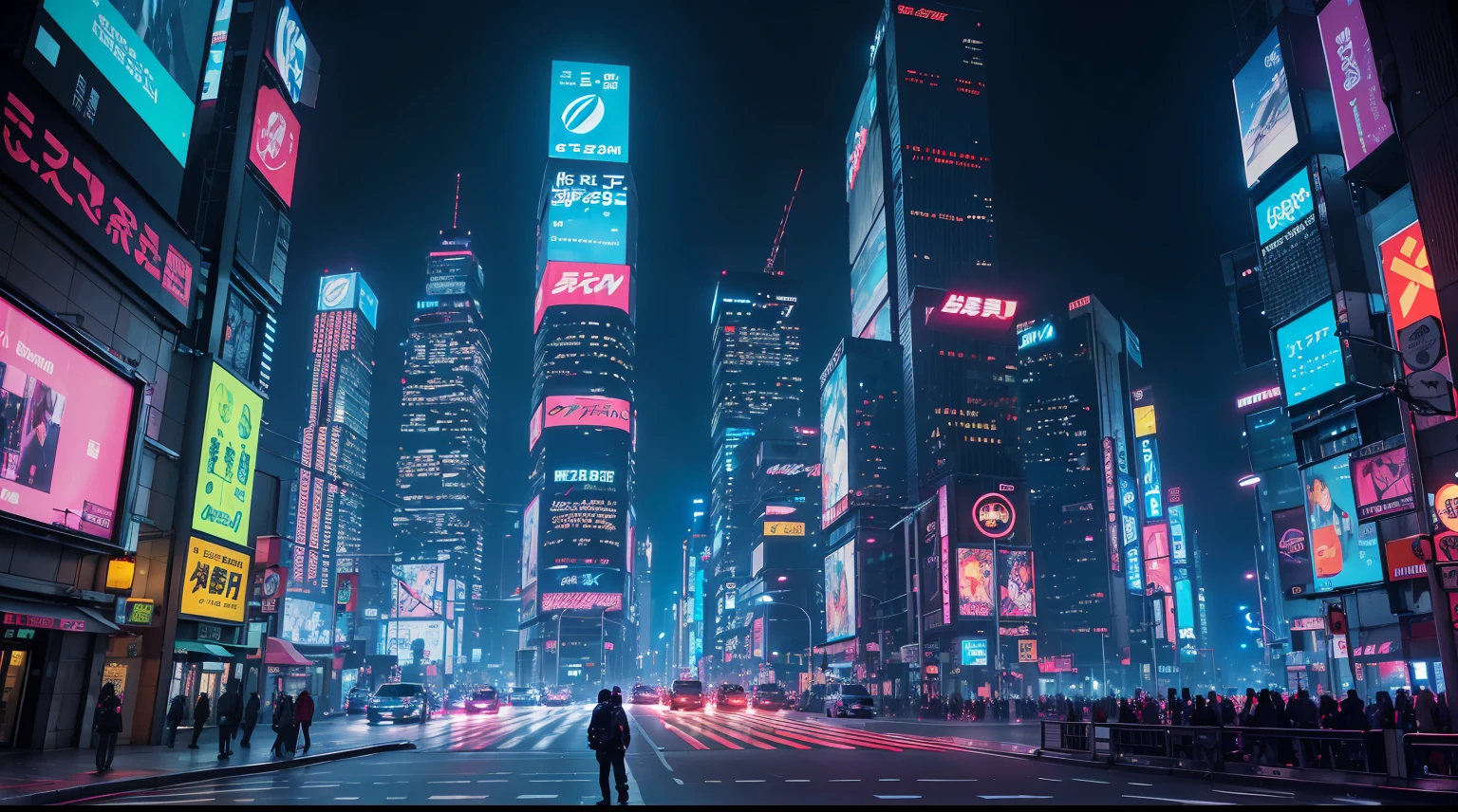 Ultra calidad, foto realismo, Tokio ciberpunk, mega futuristic ...