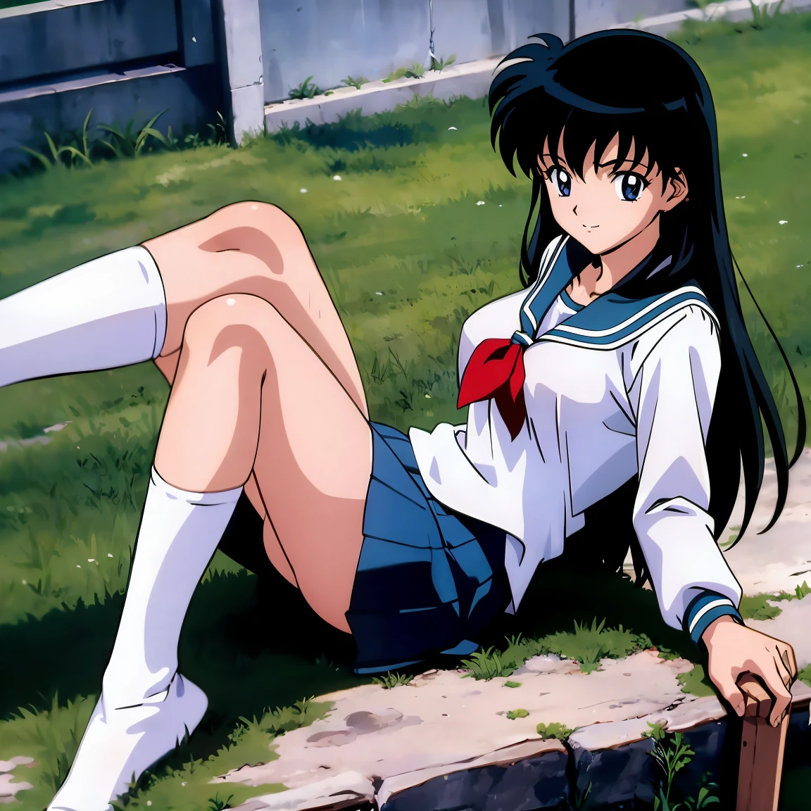 Best quality, masterpiece, HD, Kagome Higurashi, 1girl - SeaArt AI