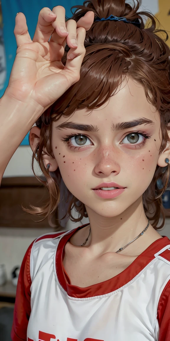 Photo of a 15-year-old European girl, .RAW, beautiful woman, (Light ...