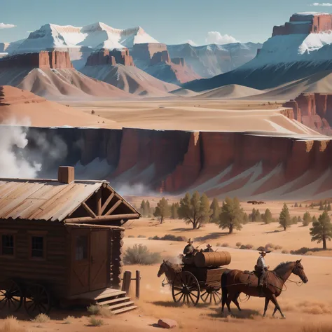 minecraft 27s wild west - SeaArt Al - Free Al Art Generator